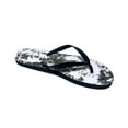 West Loop Women's Flip Flop Sandals, Black & White, Medium - Walmart.com