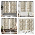 Baseballs and Bats Light Beige Pattern Blackout Curtains,Triple Weaved ...