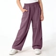 Boys Girls Wide Leg Pants Summer Lightweight Quick Dry Pant Elastic ...