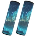 2 Car Seat Belt Covers S Size 6.5*6.5 Inches Car Seat Belt Shoulder Pad ...