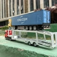1:50 Alloy Diecast Large Truck Model Car Toy Simulation Container Toy ...