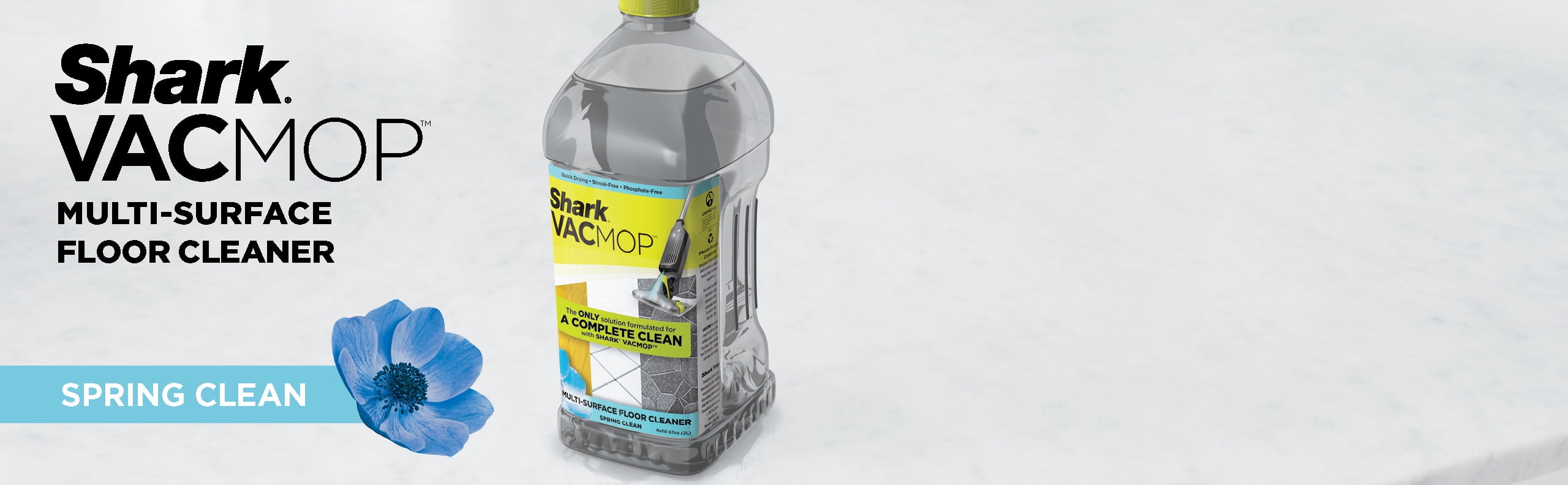 Shark VACMOP Multi-Surface Cleaner Refill 2L bottle, Spring Clean Scent ...