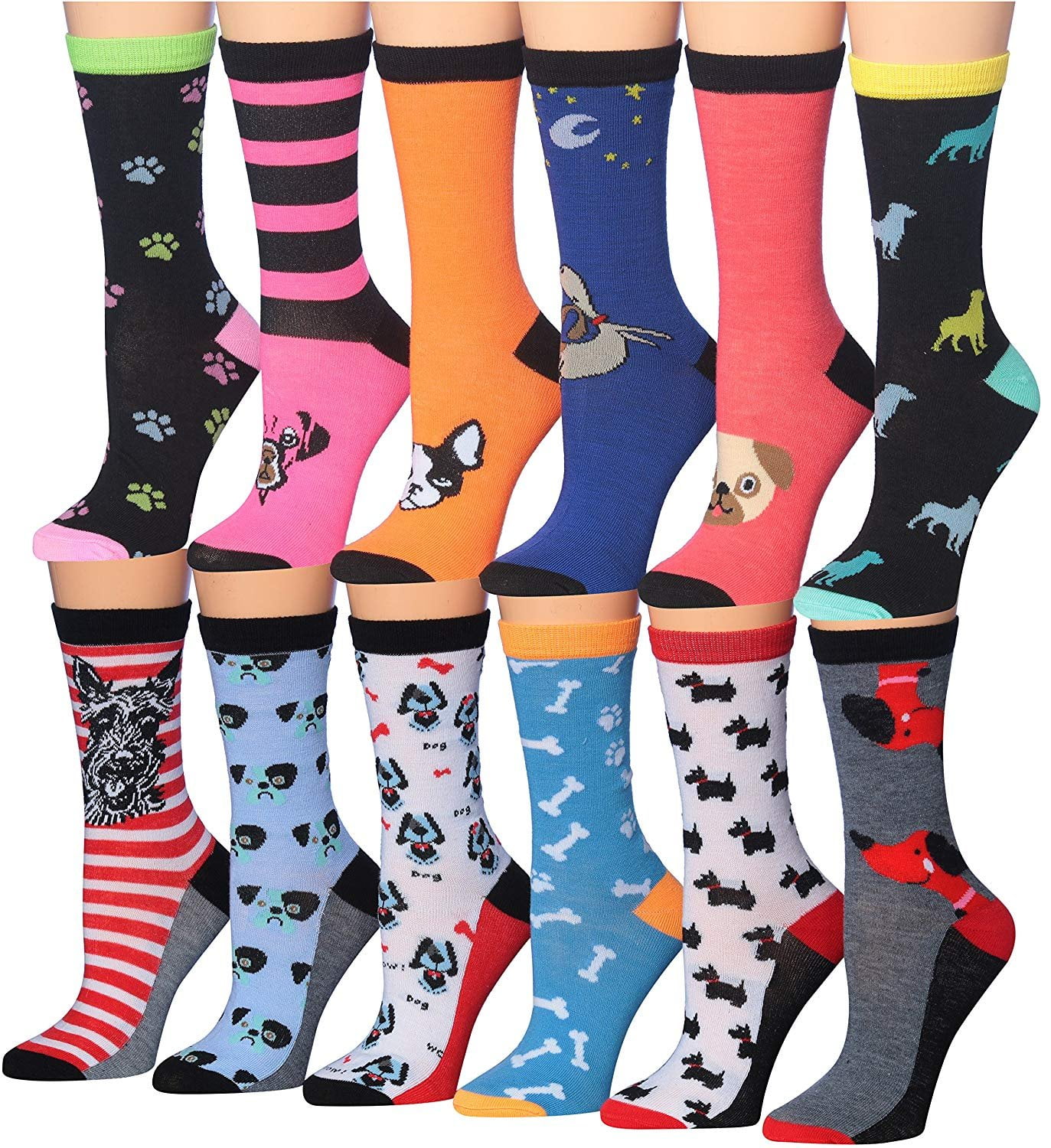 Colorfut Women's Fashion Novelty Animal Characters Cartoon Cat Panda ...