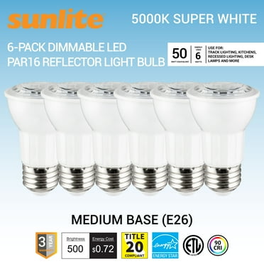 Sunlite LED PAR38 Long Neck Spot light Bulb, 15 Watts (100W Halogen EQ ...