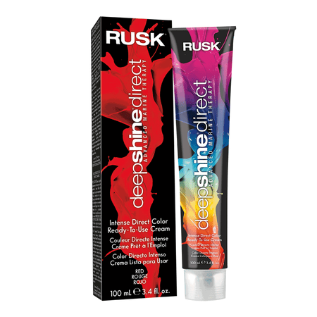 Red , Rusk Deepshine Intense Direct Color (3.4 oz) , Hair Scalp Head ...