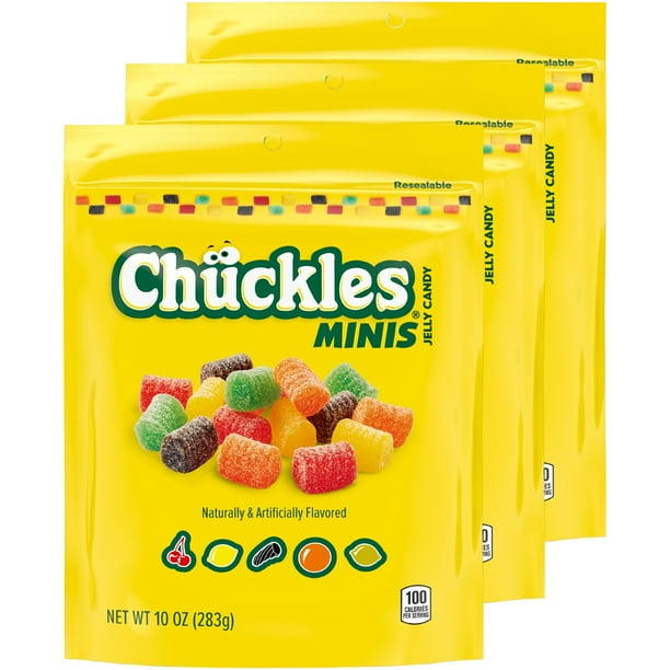 Chuckles Minis Original Assorted Fruit Candy Bars - 10-oz. Bag ...