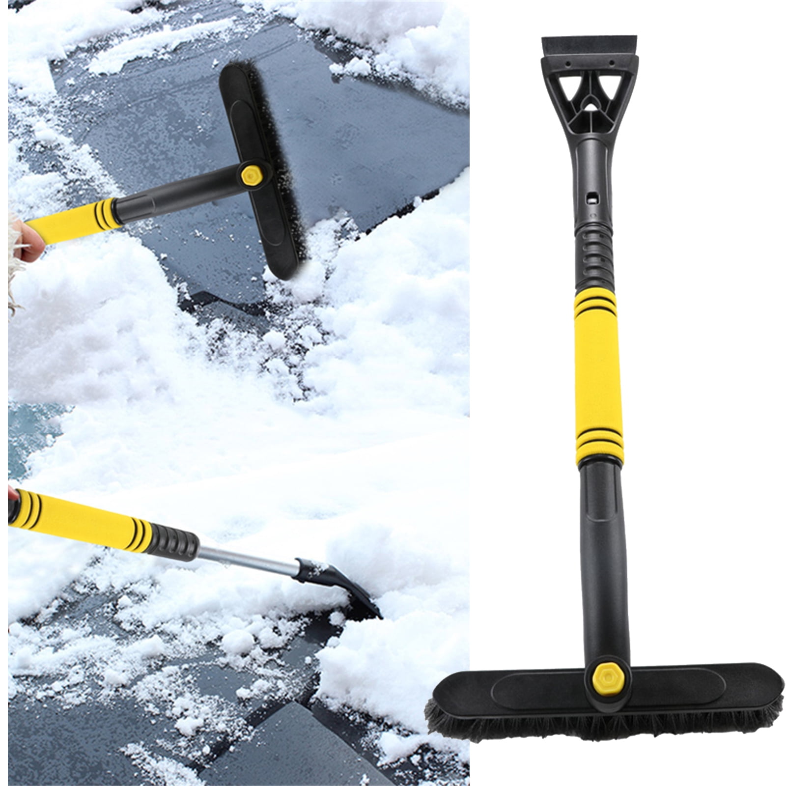 KKSQ Ice Scraper and Brush for Car,3 IN 1 Trucks SUV Windshield Brush ...