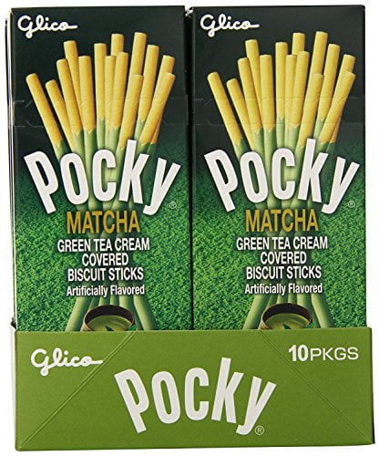 NineChef Bundle - Glico Pocky Matcha Green Tea Cream Covered Biscuit ...
