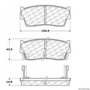 Centric Parts - Ceramic Pads - Walmart.com