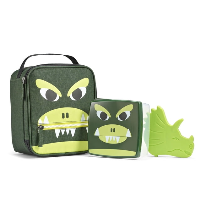 Fit + Fresh 3-Piece Novelty Insulated Lunch Bag Kit, Assorted Shapes ...