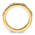 Diamond Sterling Silver Gold-Plated Jacket Ring - Walmart.com