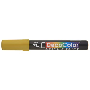 DecoColor Jumbo Acrylic Paint Marker-Gold - Walmart.com