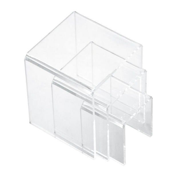 of 3 Acrylic Display Stands for Products Collectibles Retail - Walmart.ca