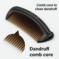 Plastic Press Button Dandruff Comb Ergonomic Styling Combs for Scalp ...