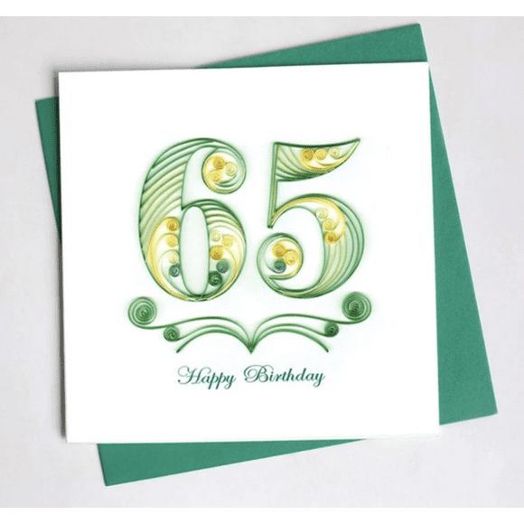 65th Birthday Card