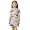 BZSMCE Short Sleeve dress Dress Casual Cotton Dresses-Pirate Shark ...