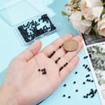 2 Strands Natural Black Beads Strands Faceted Round 2.7~3.5mm Hole: 0 ...