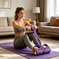 10 Tube Pedal Resistance Band with Handles, Full Body Strength Training ...