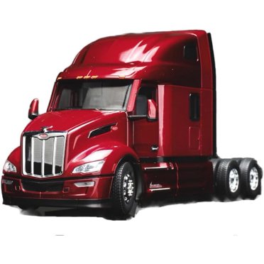 Peterbilt 579 UltraLoft Day Cab SBFA Truck Tractor, Pearl White - Diecast Masters 71072 - 1/50 ...