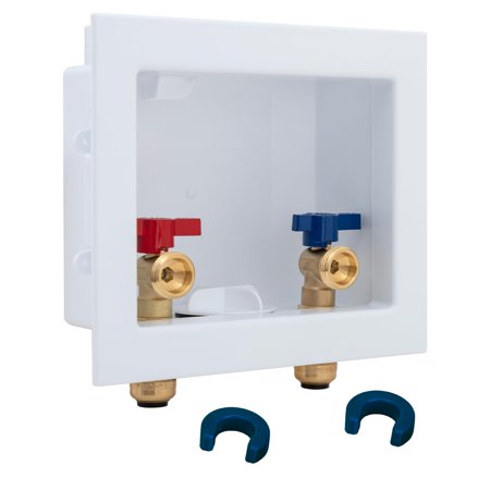 SUNGATOR Laundry Washer Valve Box, Washing Machine Outlet Box, 1/2 Inch ...