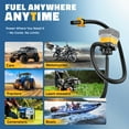 Cordless Fuel Transfer Pump with Auto-Stop, 3.2 GPM Flow Portable Fuel ...