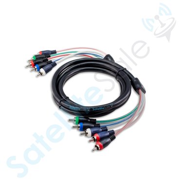 Kentek 15 Feet FT VGA HD15 to RCA RGB red green blue male to male M/M ...