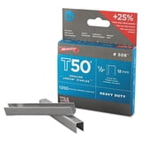 Arrow 508 Heavy Duty T50 Staples, 1/2-inch Leg, 3/8-Inch Crown ...