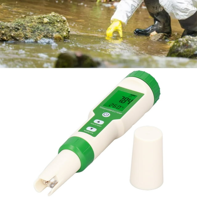 PH Detector, Water Quality Meter IP67 Waterproof Automatic Shutdown ...