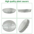 EPOTOOR Clear Thick Round Durable Sturdy Plastic Duty Sturdy Plant ...