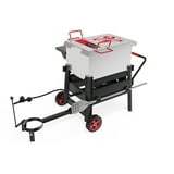 Creole Feast CFB3001 Single Sack Crawfish Seafood Boiler, Outdoor Stove ...
