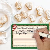 Current Christmas Holiday Lined Gingerbread Man Recipe Cards, 4 x 6 ...