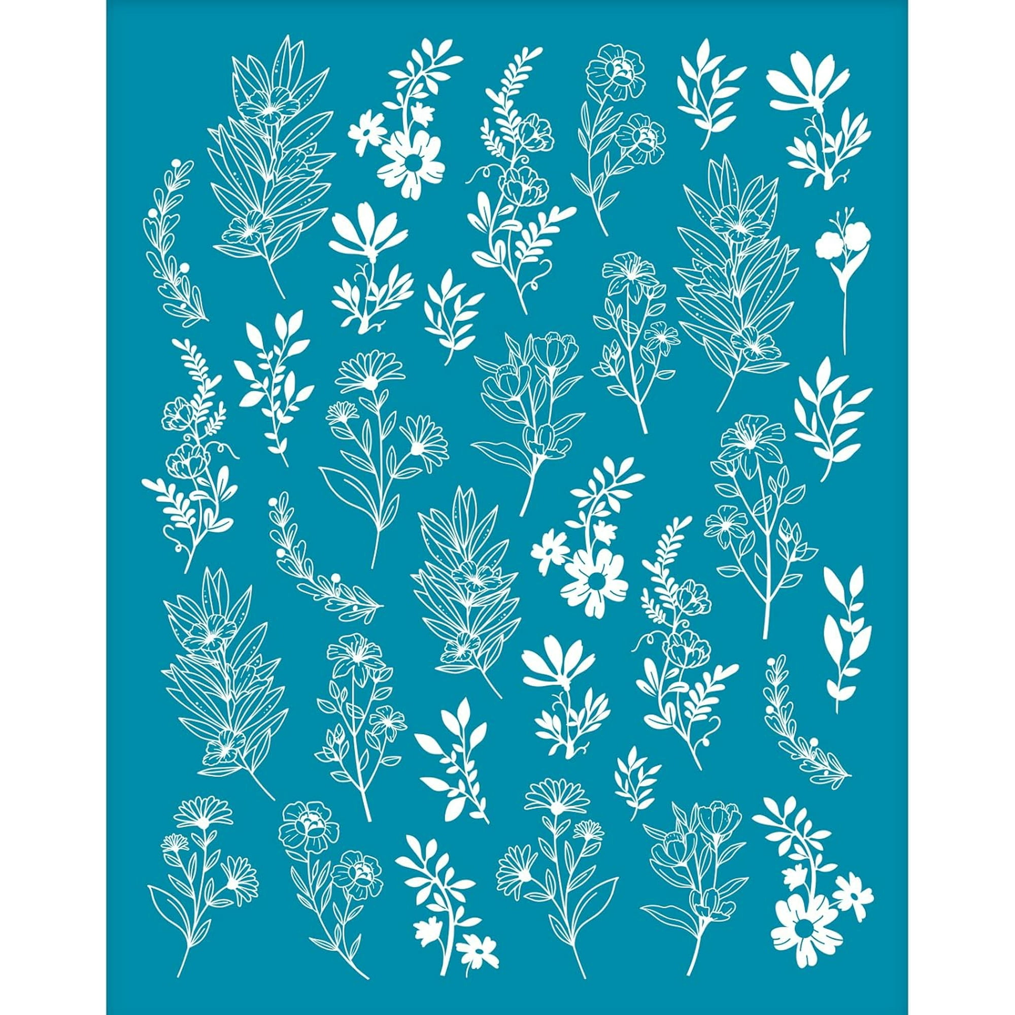 Click here for Nobrand Clay Stencils Wildflower Silk Screen For P... prices