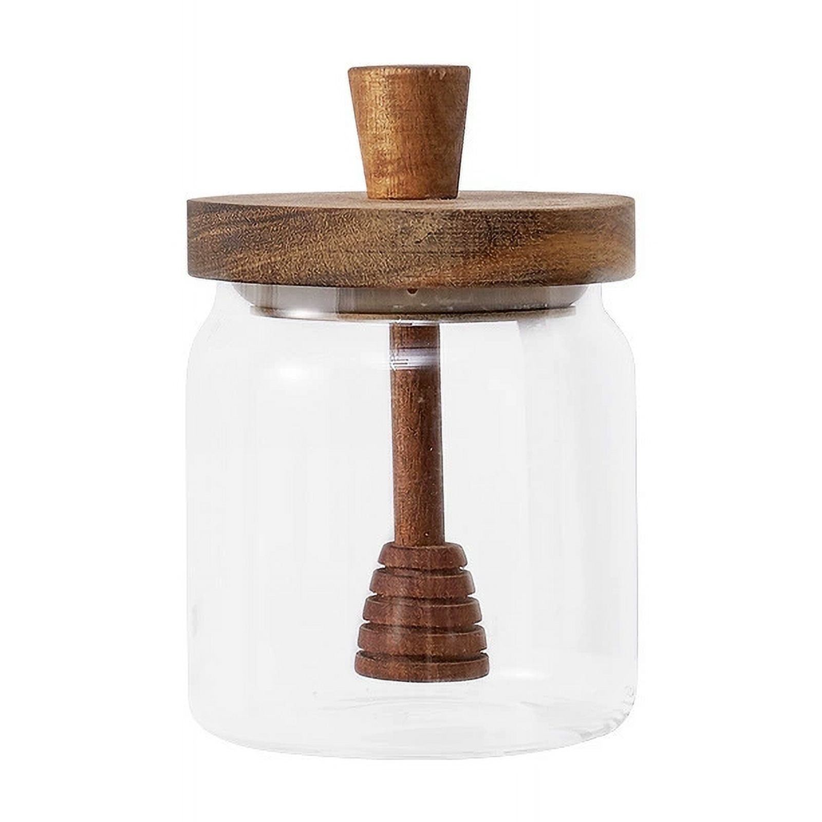 Click here for Nielieping 380ml Glass Honey Jar Dispenser With Wo... prices