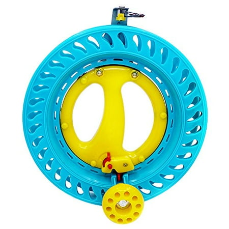 emma kites Lockable Kite Reel Winder 8.7inches(Dia) Macaron Blue Smooth ...