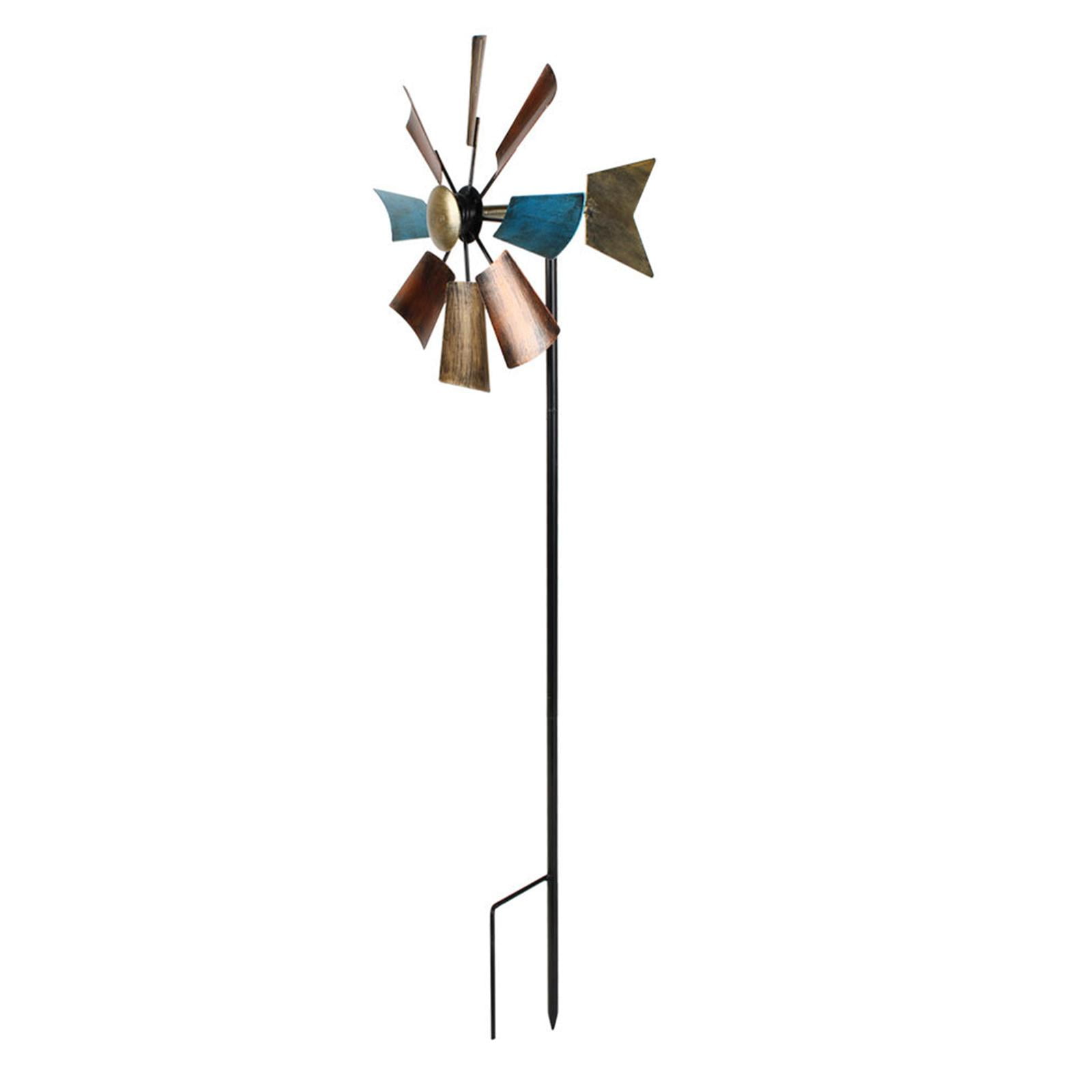 Wind Sculpture Metal Windmill Wind Toys Lawn Pinwheels for Lawn Patio ...