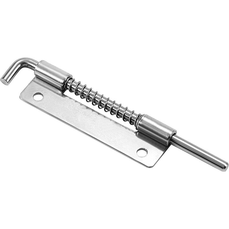 5pcs Carbon Steel Lock Bolt Spring Loaded Pin Latch 93mm Long (Left ...