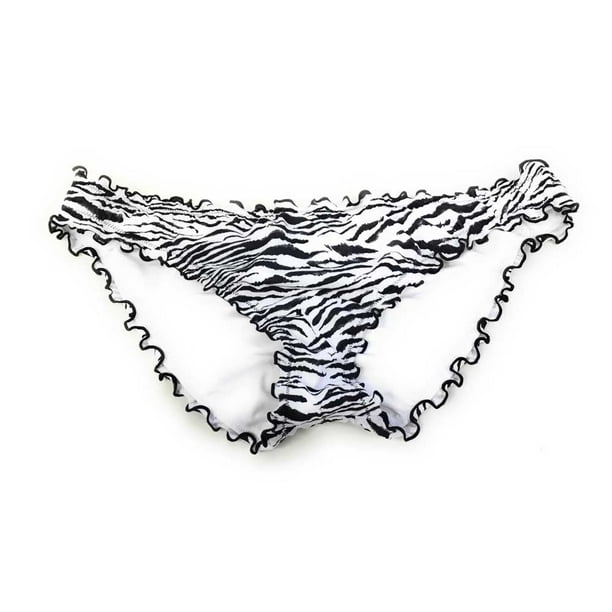 Victorias Secret Cheeky Low Rise Ruffle Ruched Brazilian Bikini Swim