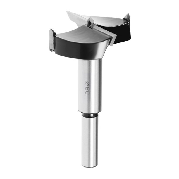 Forstner Drill Bit, 60mm Diameter, 10mm x 30mm Shank - Walmart.com ...