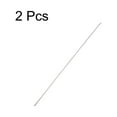 1mm x 150mm 304 Stainless Steel Solid Round Rod for DIY Craft - 2Pcs ...