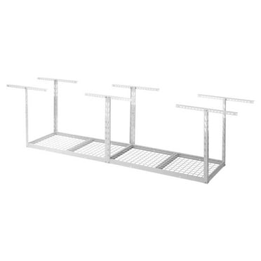 eShelf Adjustable Overhead Garage Storage Rack, 4X4 ft, Heavy-Duty ...