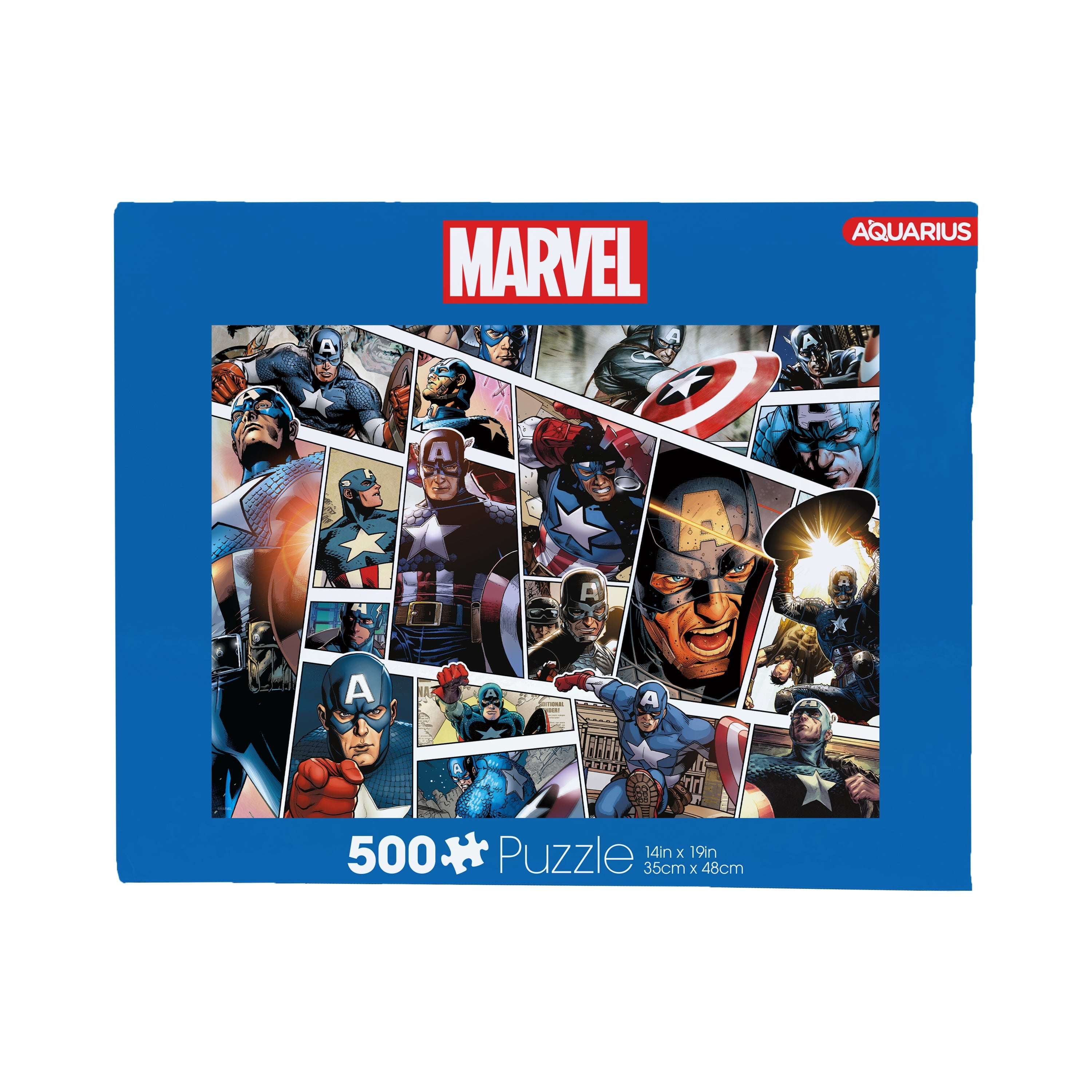 Marvel Captain America Panels 500 Piece Jigsaw Puzzle - Walmart.com