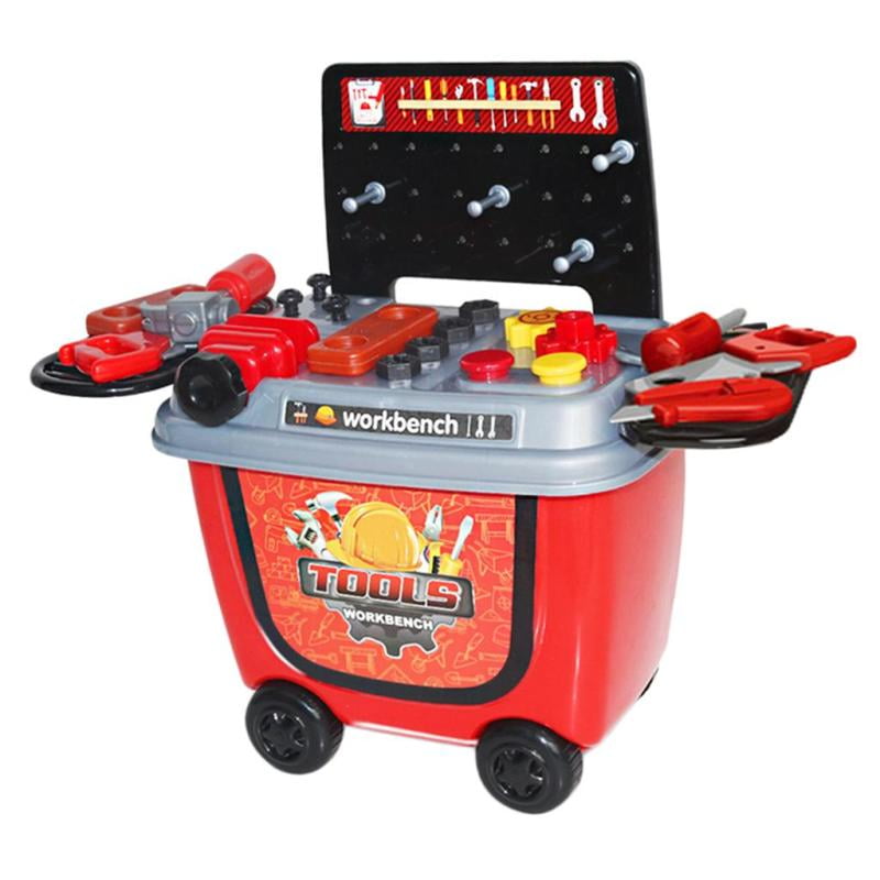Toy Tool, 28 Pieces Kids Construction Toy Workbench for Toddlers Kids ...