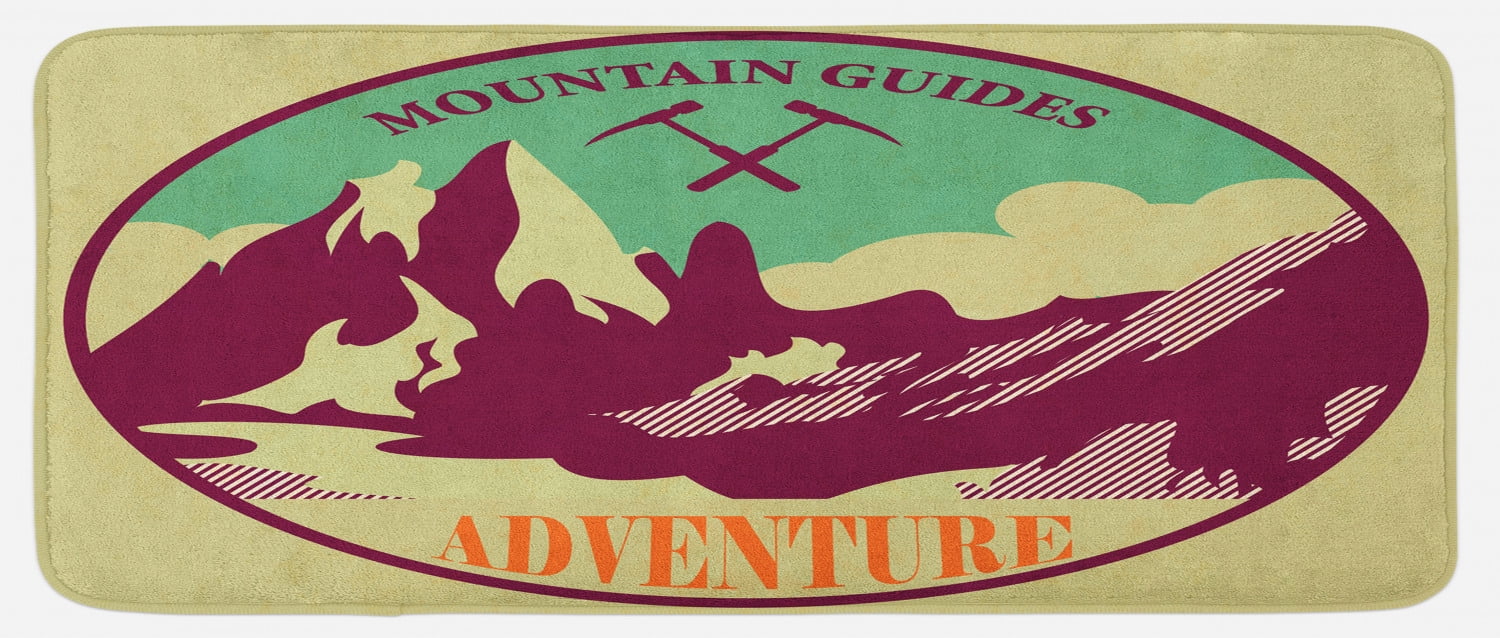 Adventure Kitchen Mat, Journey Mountain Guides Trekking Climbing Camps ...