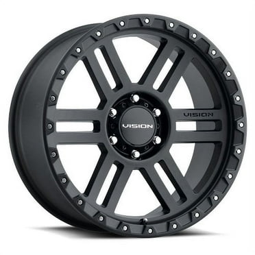 18x9 Vision Off-Road 398 Manx Matte Black Wheel 8x6.5 (-12mm) - Walmart.com