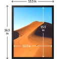 CERPXFF-13x16 Picture Frame for Wall Display, 13x16 Black Picture Frame ...