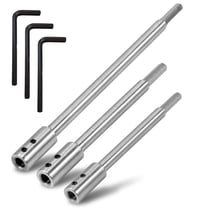 Forstner Bit Extension for 3/8Inch Round Shank, High-Carbon Steel Wood ...