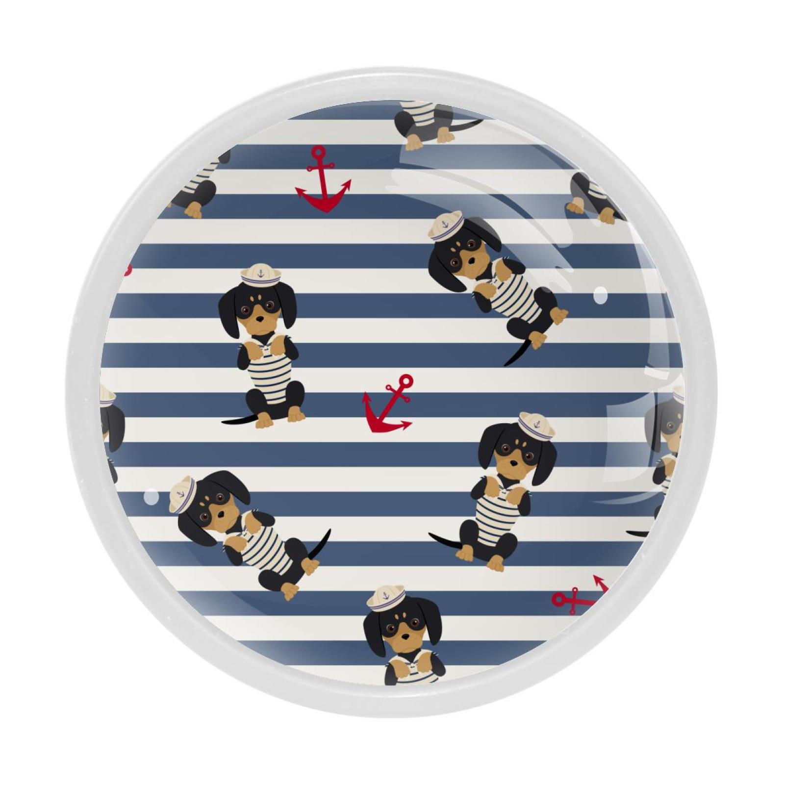 4 Pcs Anchor Knobs for Kitchen Cabinet Cupboard Dresser Bookcase Drawer ...