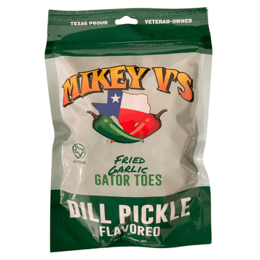 Mikey V's White Cheddar "Gator Toes", Deep Fried Garlic Snacks 3.9oz ...