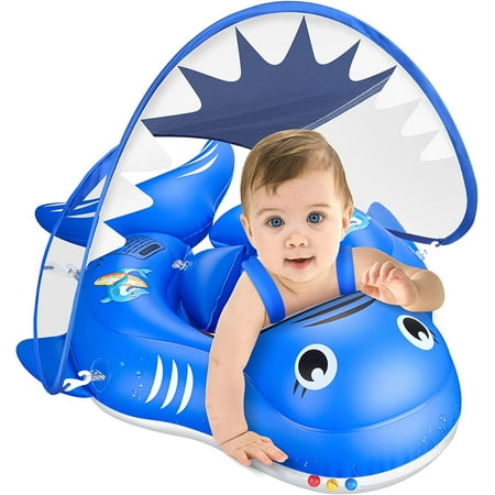 Baby Swimming Pool Float, Improved Inflatable Infant Toddler Pool ...