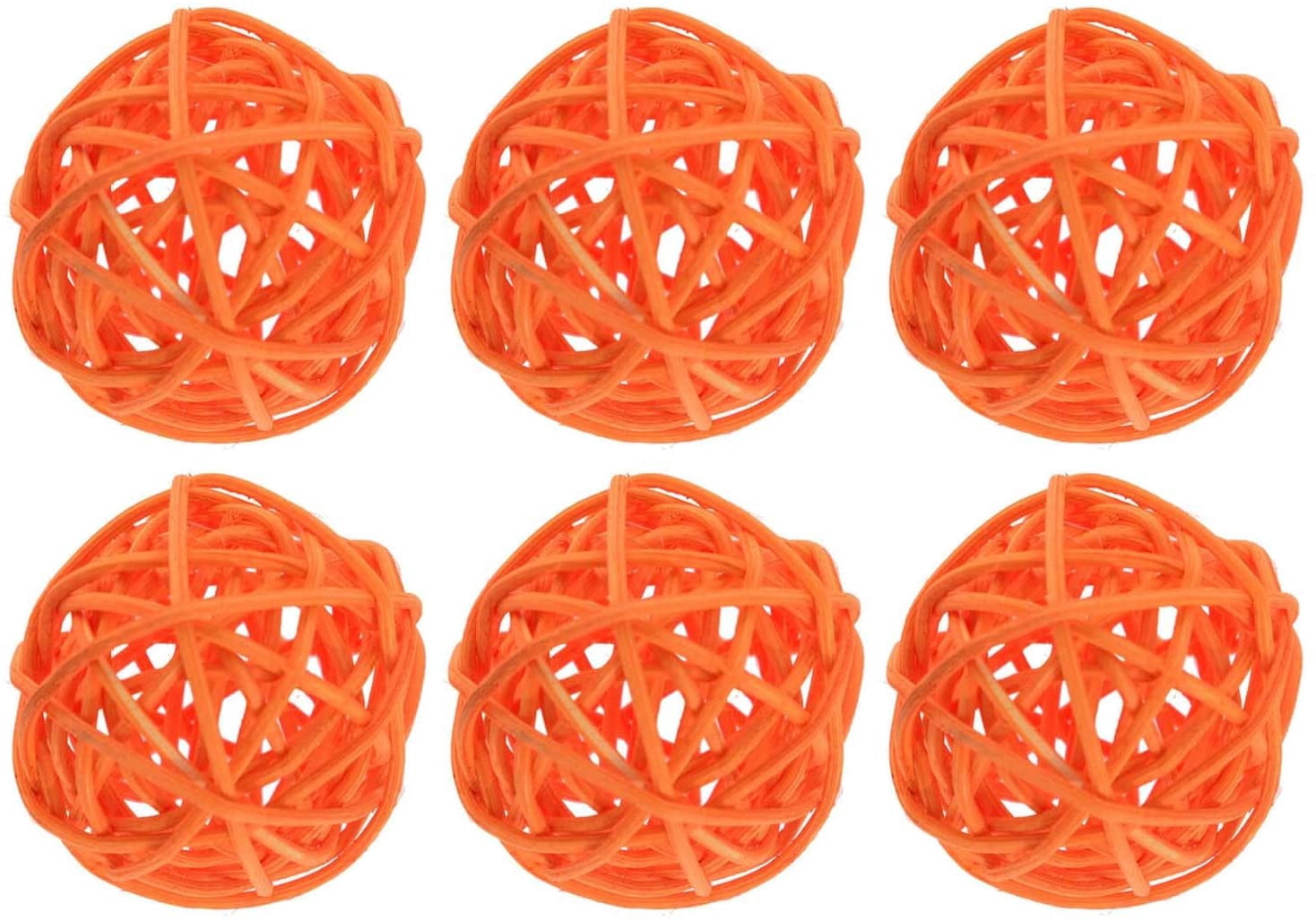 Natural Wicker Rattan Balls DIY Craft Vase Filler Hanging Balls ...